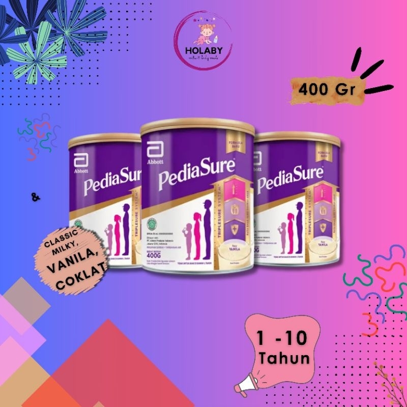 Jual Pediasure Triplesure Vanilla/ Madu / Classic Milky 400 g | Shopee Indonesia