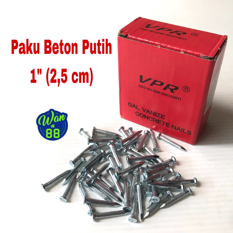 Jual Paku Beton Putih 1”, 1-1/4”, 1-1/2”, 3” VPR | Shopee Indonesia