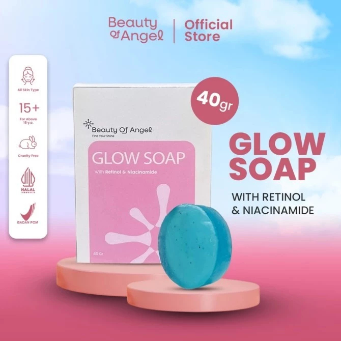 Jual SABUN BEAUTY OF ANGEL GLOW SOAP ORIGINAL BPOM SABUN PENCERAH KULIT ...
