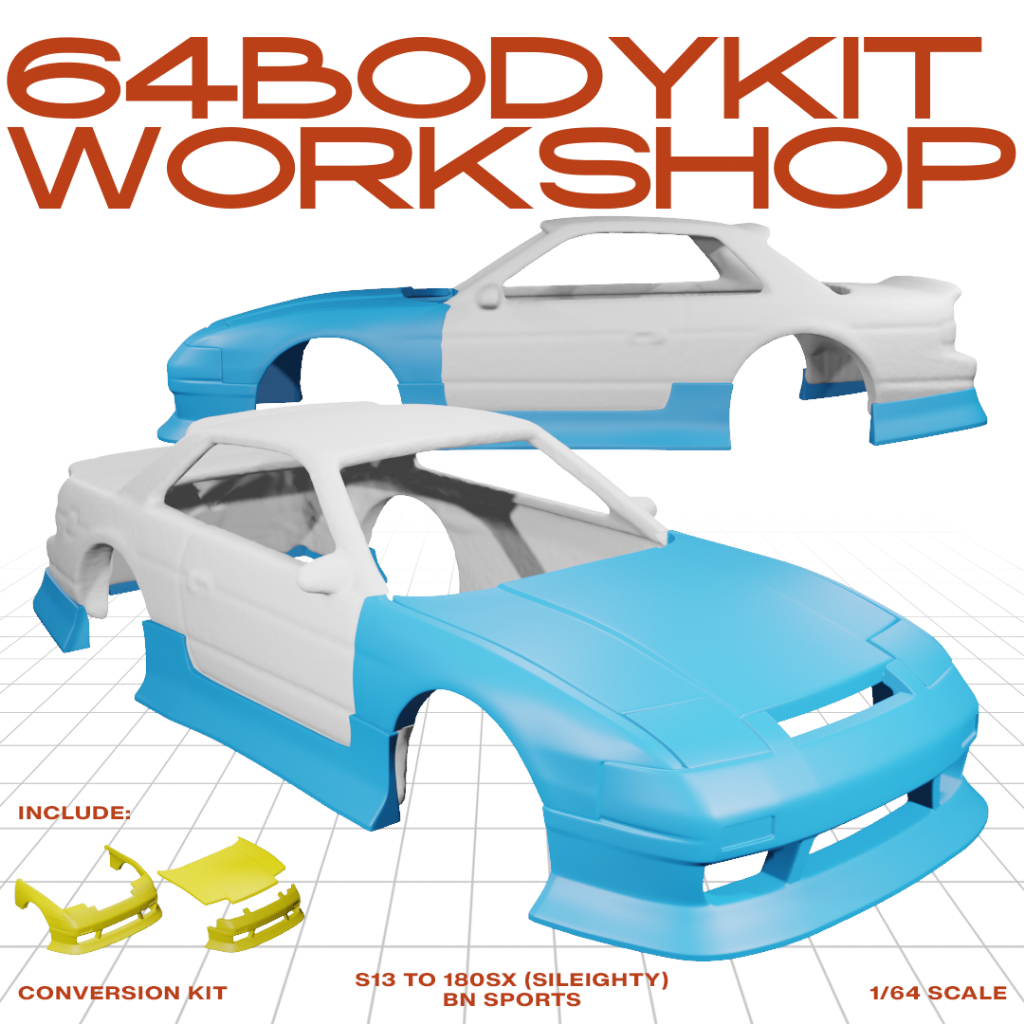 Jual CONVERSION KIT HOT WHEELS S13 TO 180SX BN SPORTS | Shopee Indonesia