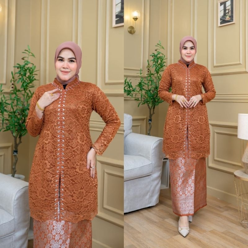 Jual Luna Kebaya Burkat Full Payet Kebaya Pesta Kondangan Terlaris ...