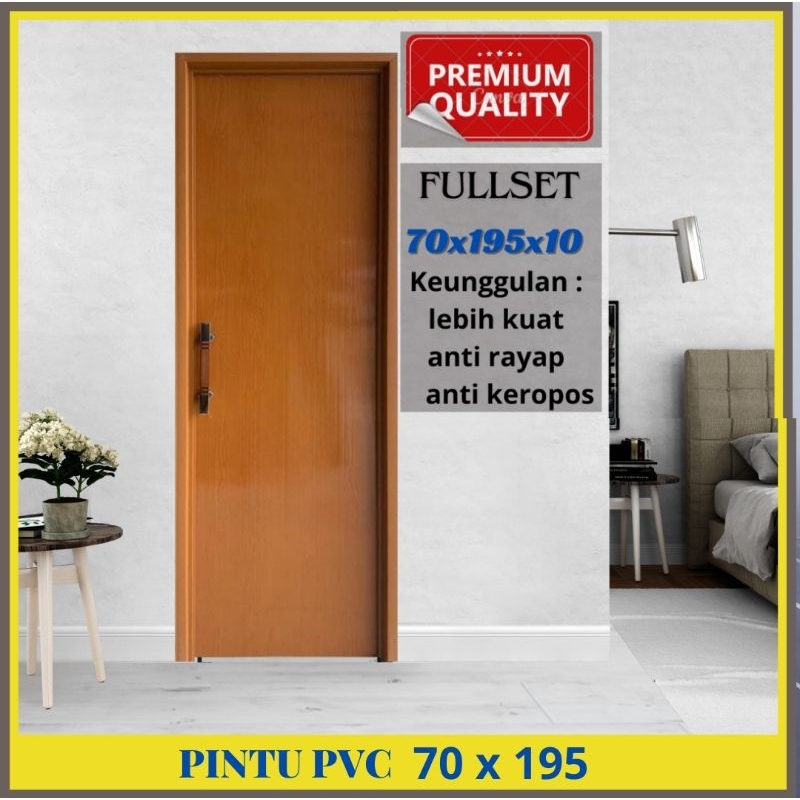 Jual INDO DOORS Pintu PVC Kamar Mandi Minimalis - Anti Air & Elegant ...