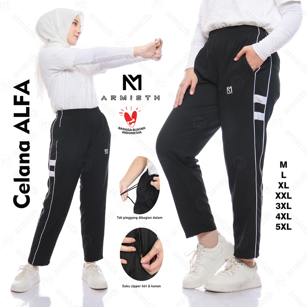 Jual Armisth - Celana Training Olahraga Wanita Micro Stretch Alfa ...