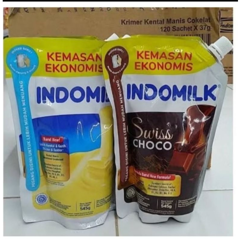 Jual indomilk skm pouch ukuran 545 g | Shopee Indonesia