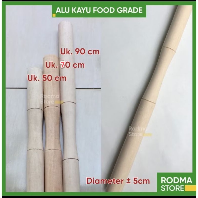 Jual ALU KAYU 50 cm 60 cm 60 cm 90 cm LUMPANG ALAT TUMBUK NASI ULI ...