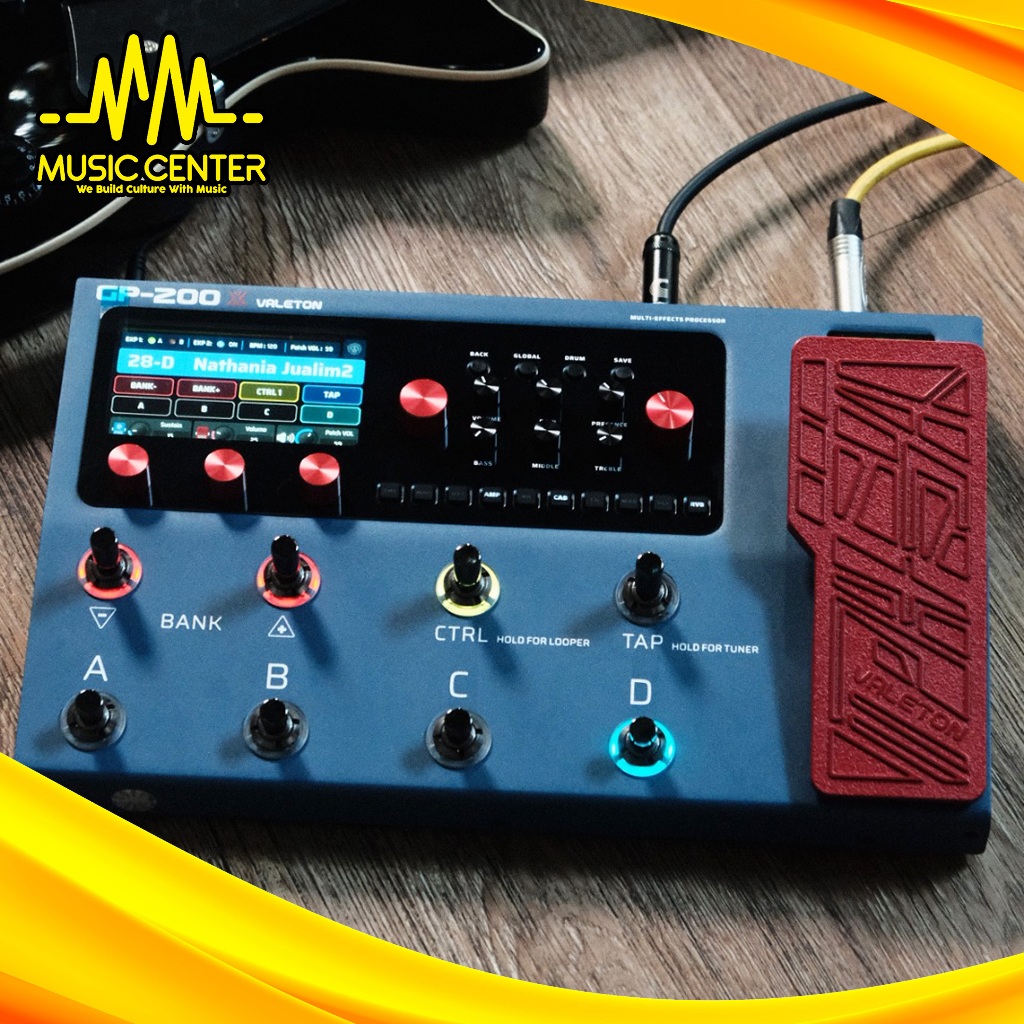 Jual Efek gitar Valeton GP200X GP-200X Multi Effects Processor | Shopee ...
