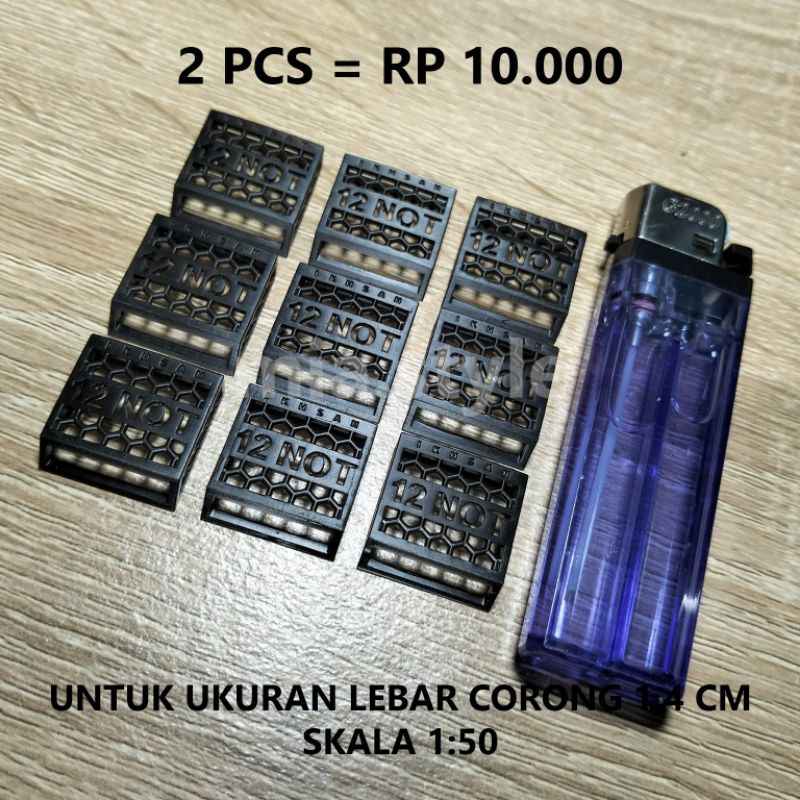 Jual menjual miniatur COVER atau TUTUP corong basuri 12 NOT SKALA ...