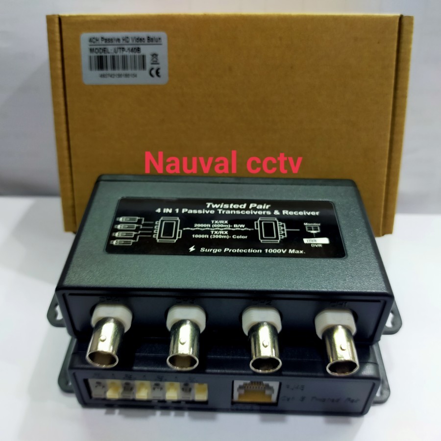 Jual NEW VIDEO BALUN 4CH PASSIF UP TO 8MP PK62 | Shopee Indonesia