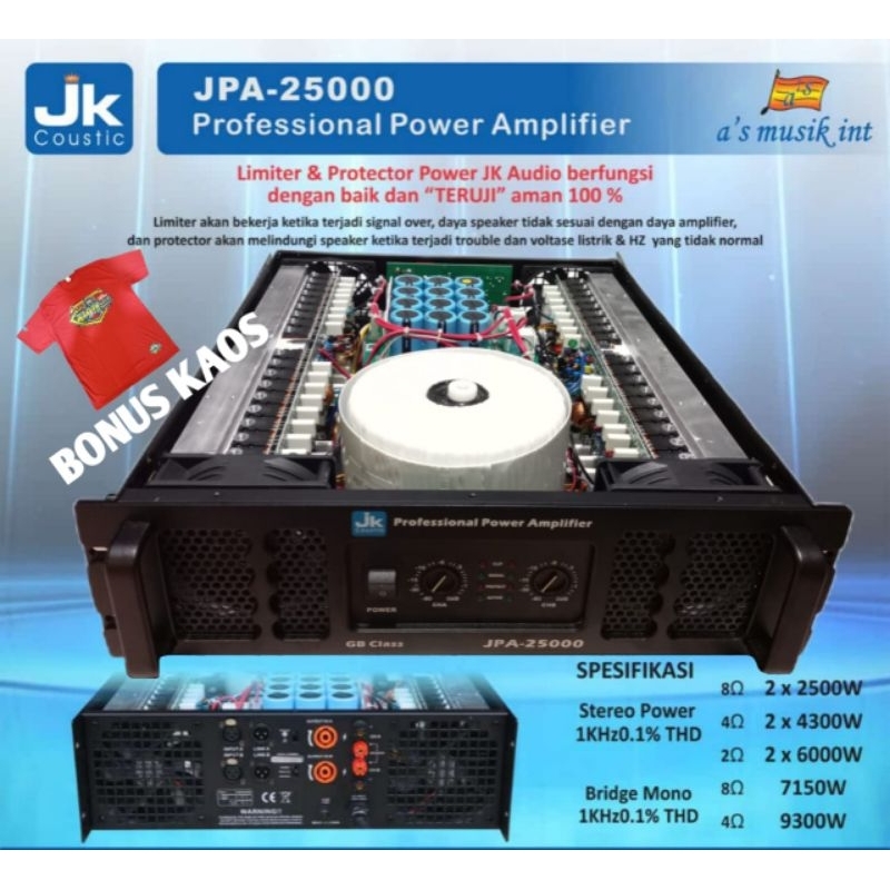 Jual Power Amplifier JK Audio JPA-25000 Versi Terbaru TR Final Full ...