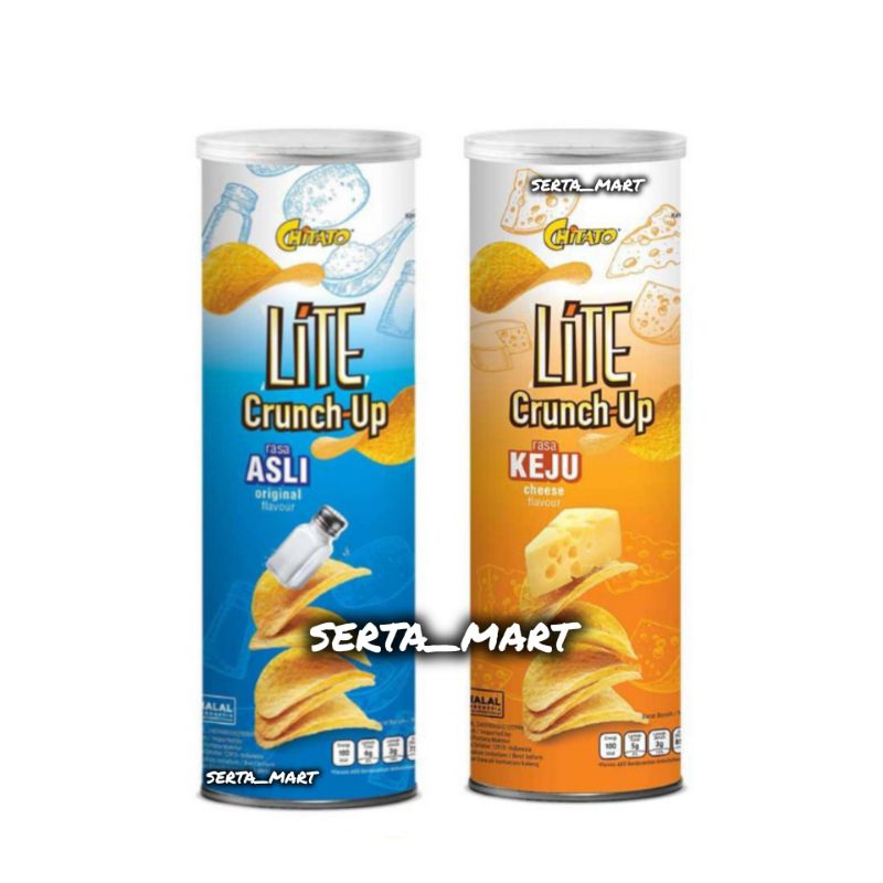 Jual Chitato Lite Crunch Up - Keripik Kentang Kaleng 110gr Original / Keju | Shopee Indonesia