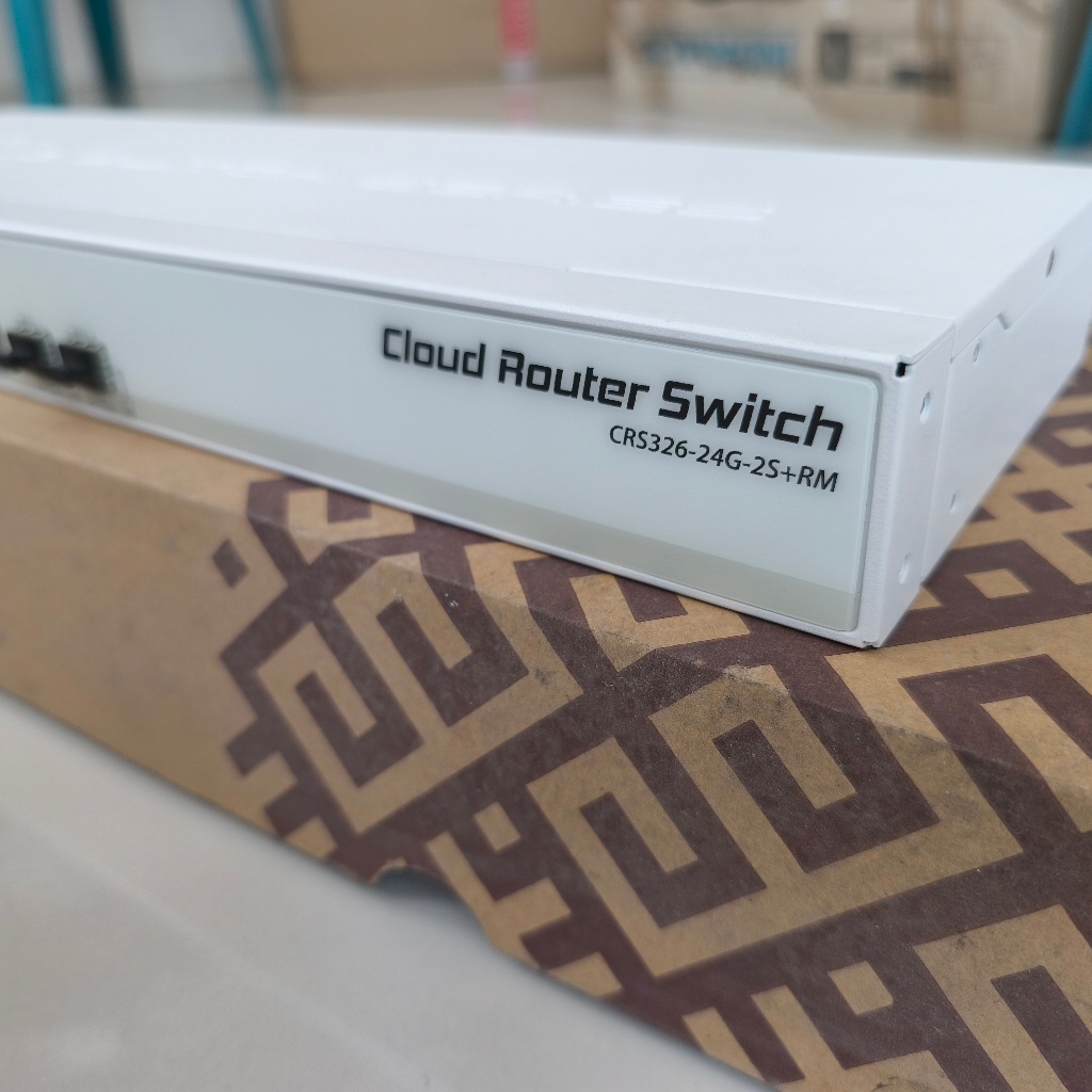 Jual MikroTik CRS 326 24G 2S+ RM / CRS326-24G-2S+RM / Mikrotik CRS326 ...