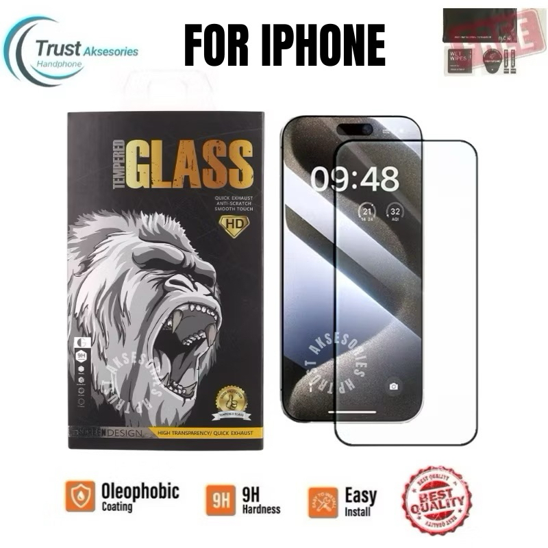 Jual TEMPERED GLASS CLEAR IPHONE X XS XR XS MAX 11 11 PRO 11 PRO MAX 12 MINI 12 PRO 12 PRO MAX ...