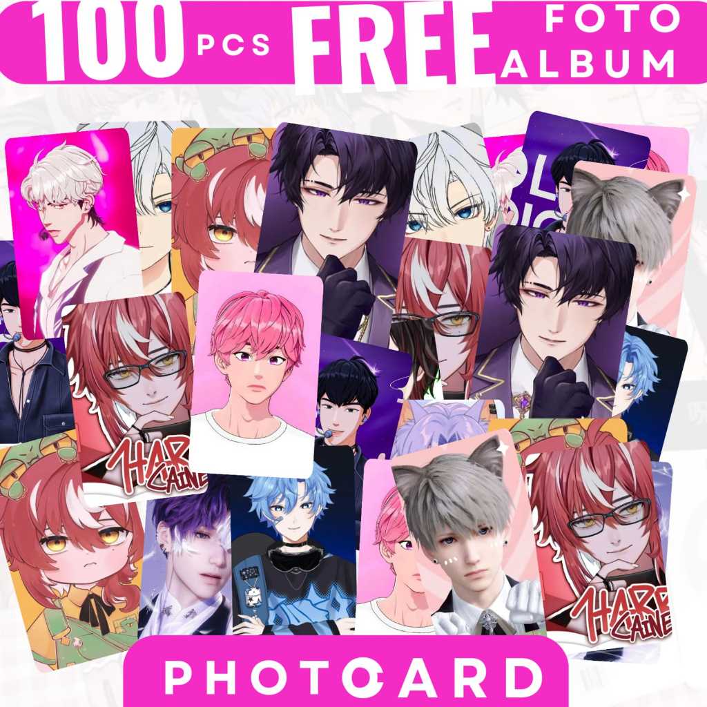 Jual PROMO [100 PCS + GRATIS BUKU ALBUM FOTO] - FOTO PHOTOCARD VTUBER ...