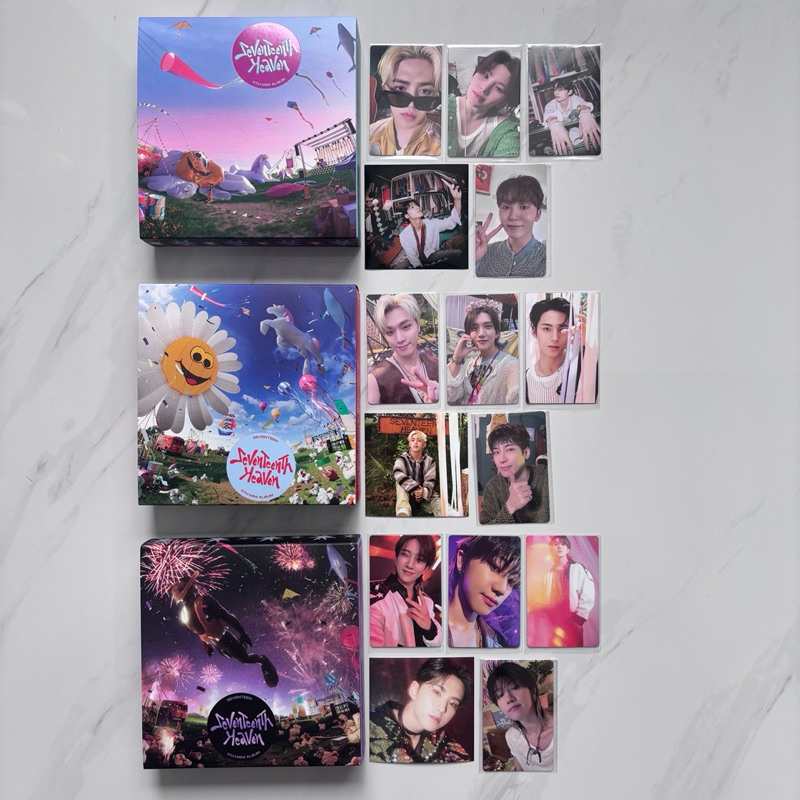 Jual [FIRST PRESS + POB] SEVENTEEN 11TH MINI ALBUM SEVENTEENTH HEAVEN UNSEALED FULL SET YOUTUBE ...