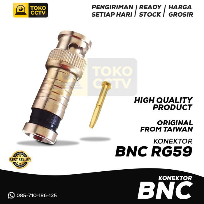 Jual Konektor BNC Compression Rg59 | Shopee Indonesia
