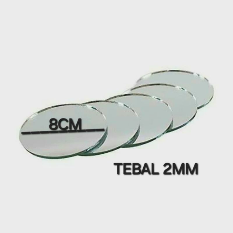 Jual Kaca Cermin Asli Bulat Mini Diameter 8 Cm | Shopee Indonesia