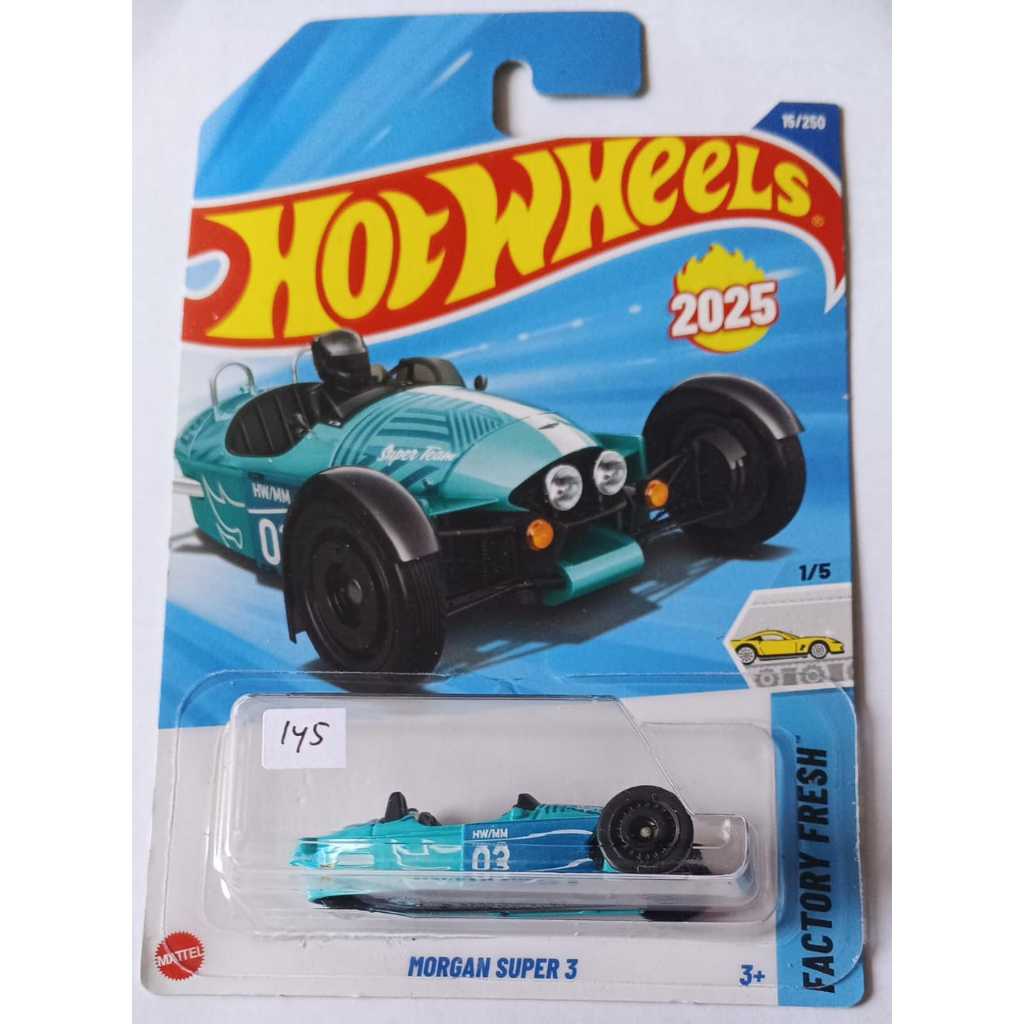 Jual Hot Wheels - Morgan Super 3 Green Factory Fresh No.03 2025 ...
