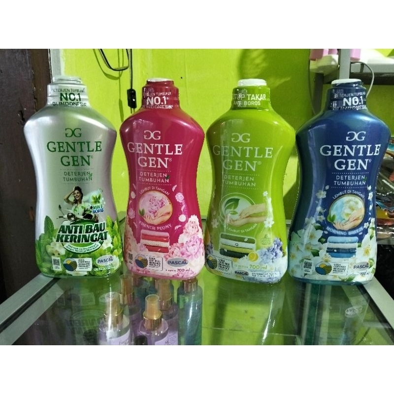 Jual Gentle Gen Detergen Cair Botol 700ml | Shopee Indonesia