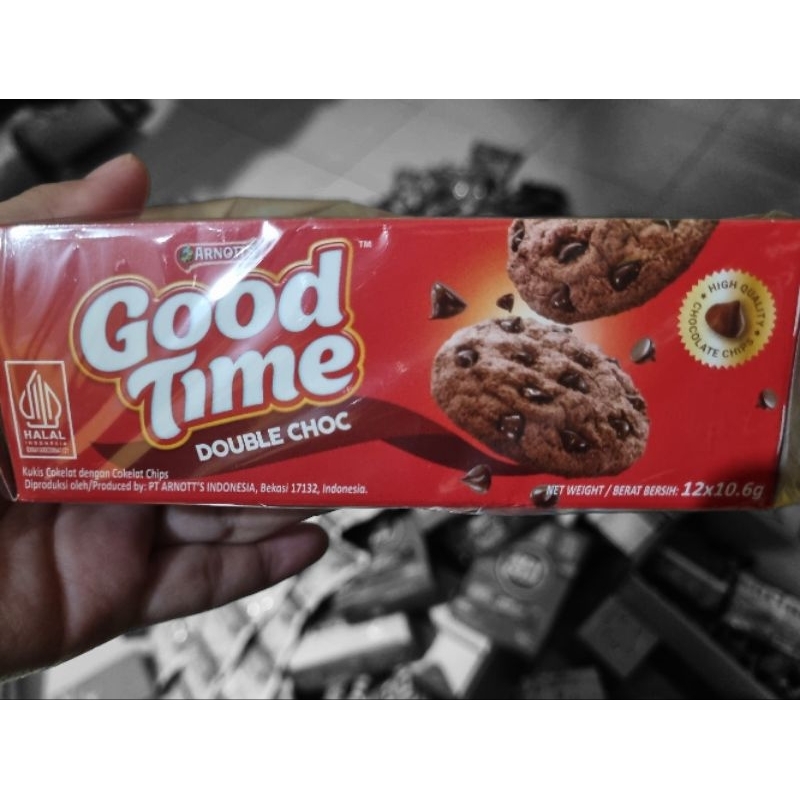 Jual GOOD TIME Double choc perbox isi 12 pcs | Shopee Indonesia
