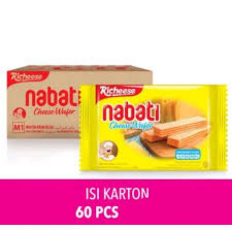 Jual NABATI RASA KEJU (39 GRAM)1 DUS ISI 60 PCS | Shopee Indonesia