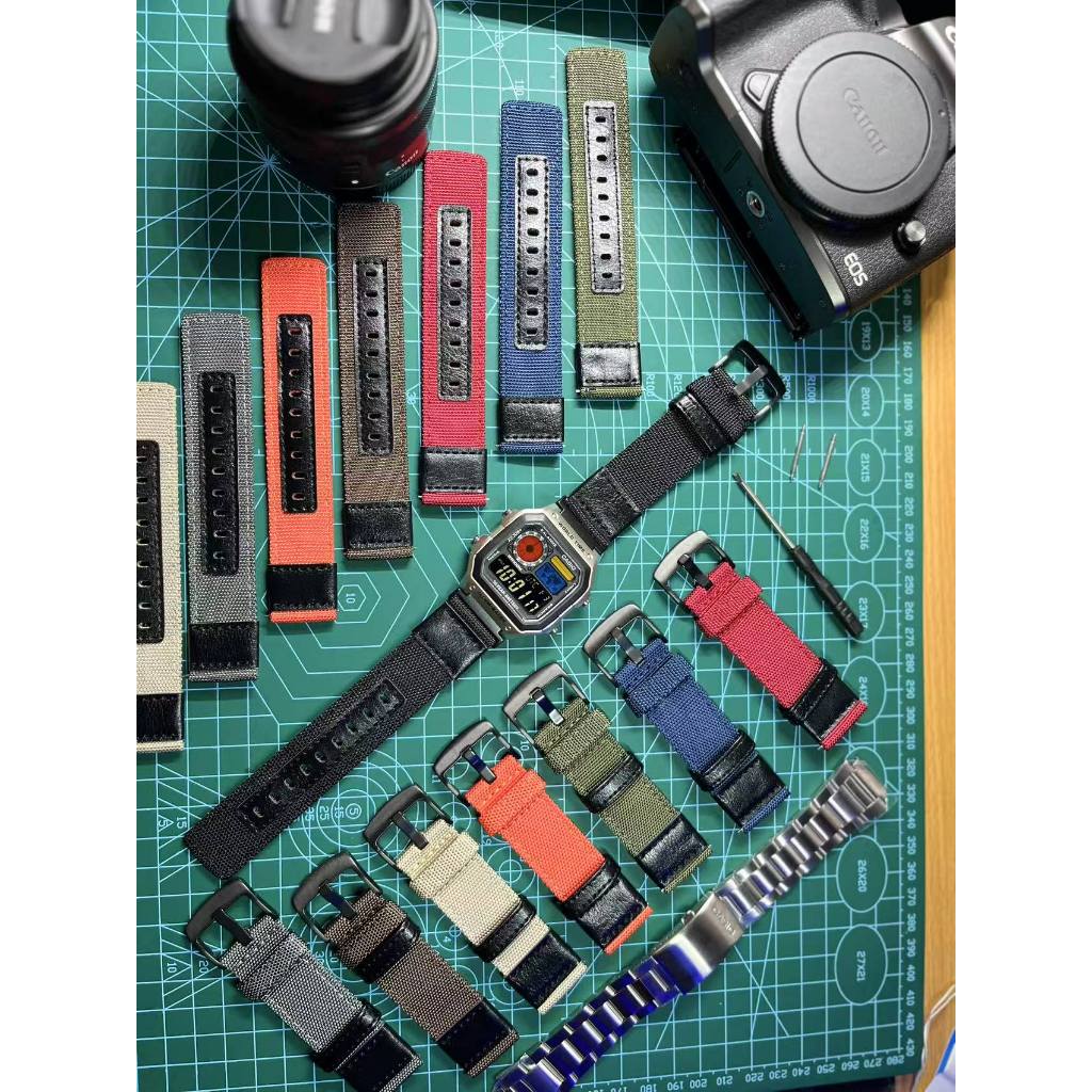 Jual Modified jam tangan pria Casio AE-1200, colorful polarised LCD ...