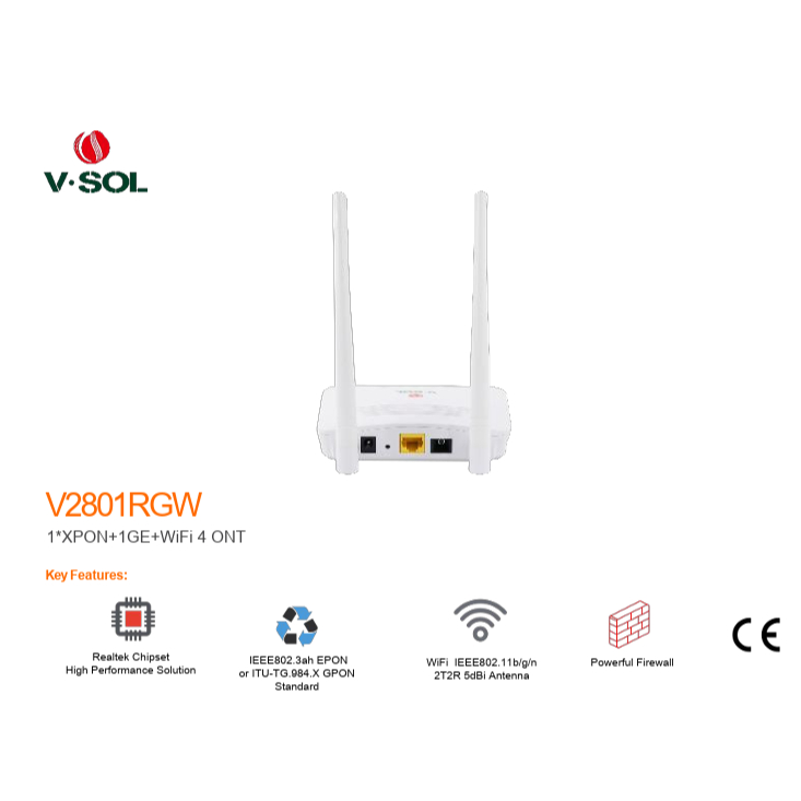 Jual ONU XPON VSOL V2801RGW - Support Semua OLT baik GPON atau EPON ...