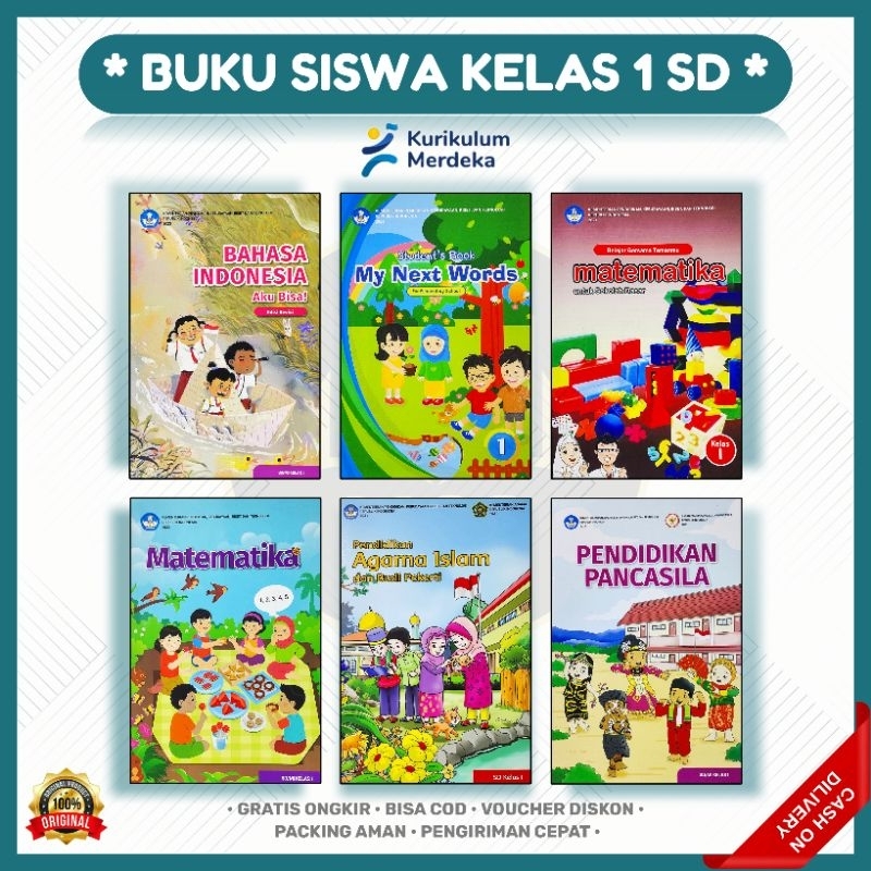 Jual Buku Paket SD Kelas 1 Kurikulum Merdeka K21 Terbaru Lengkap | Shopee Indonesia