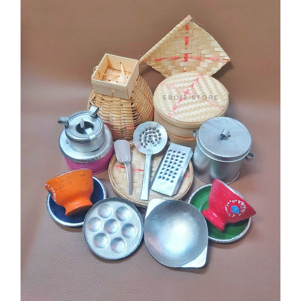 Jual mainan anak perempuan masak masakan + set mainan gerabah piring/gelas tanah liat+set mainan ...