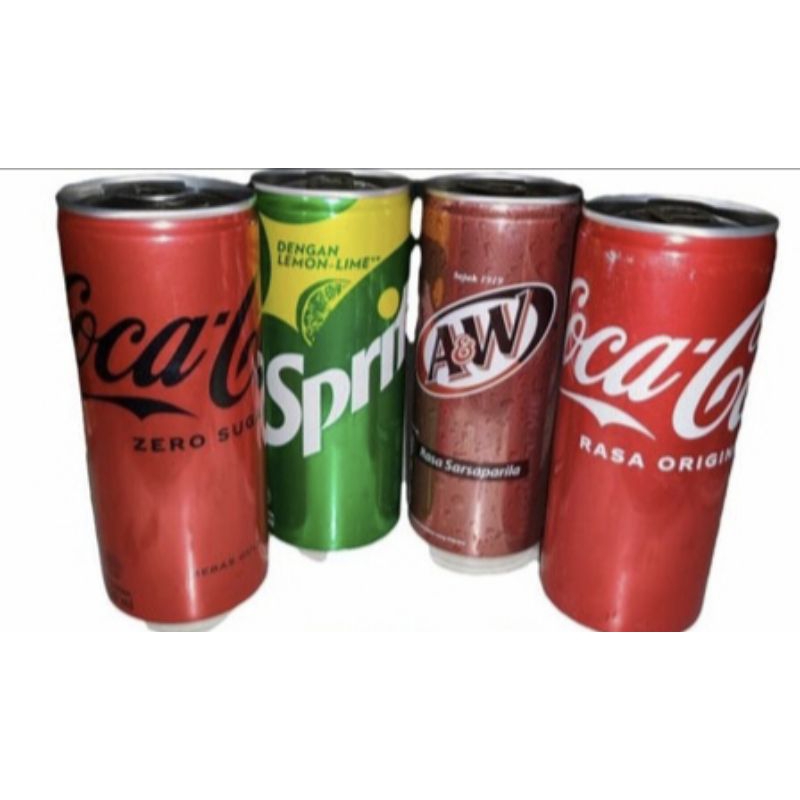 Jual minuman kaleng Sprite, fanta, AW, coca Coca-Cola minuman kaleng ...