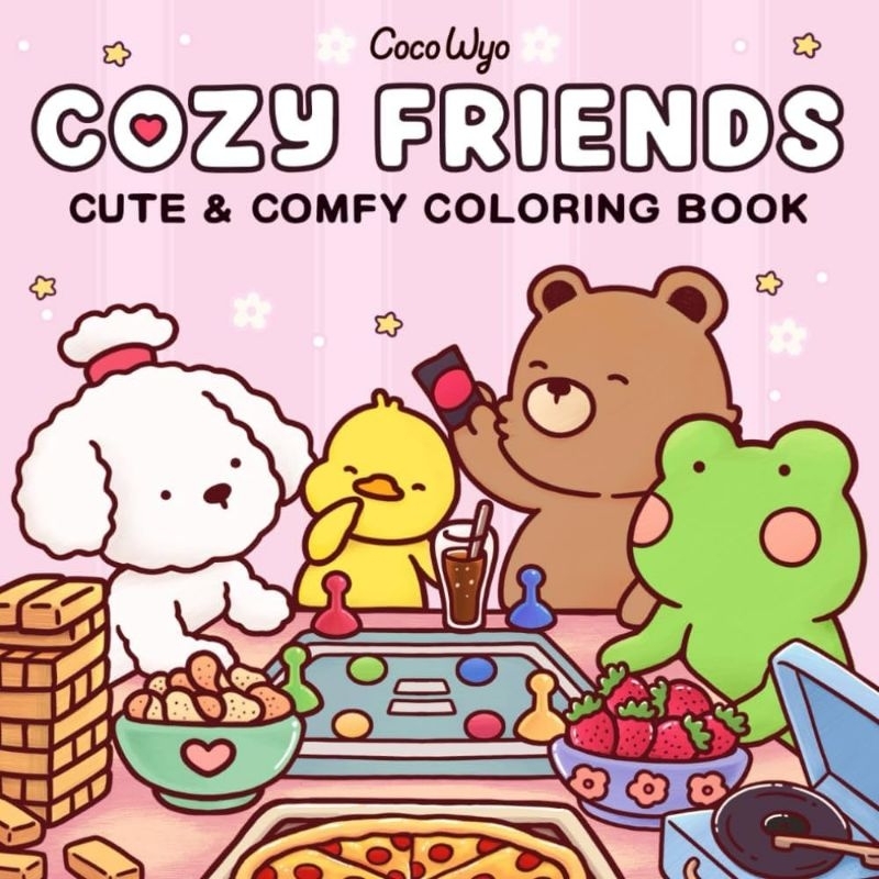 Jual 40hal BUKU MEWARNAI REMAJA COZY FRIENDS BUKU MEWARNAI ANAK ...