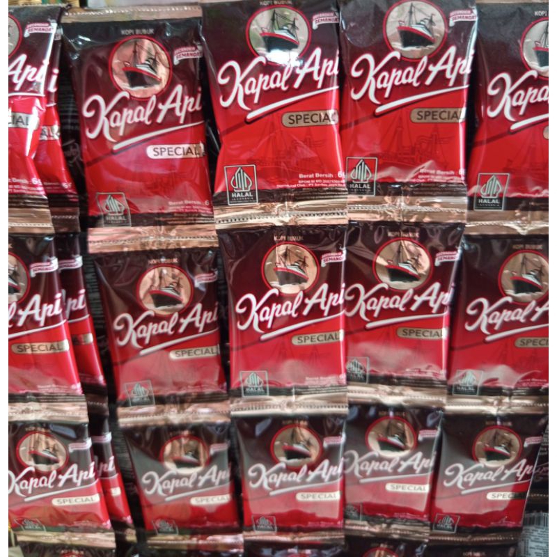 Jual Kopi Kapal Api Special mini 6gr 1renceng | Shopee Indonesia
