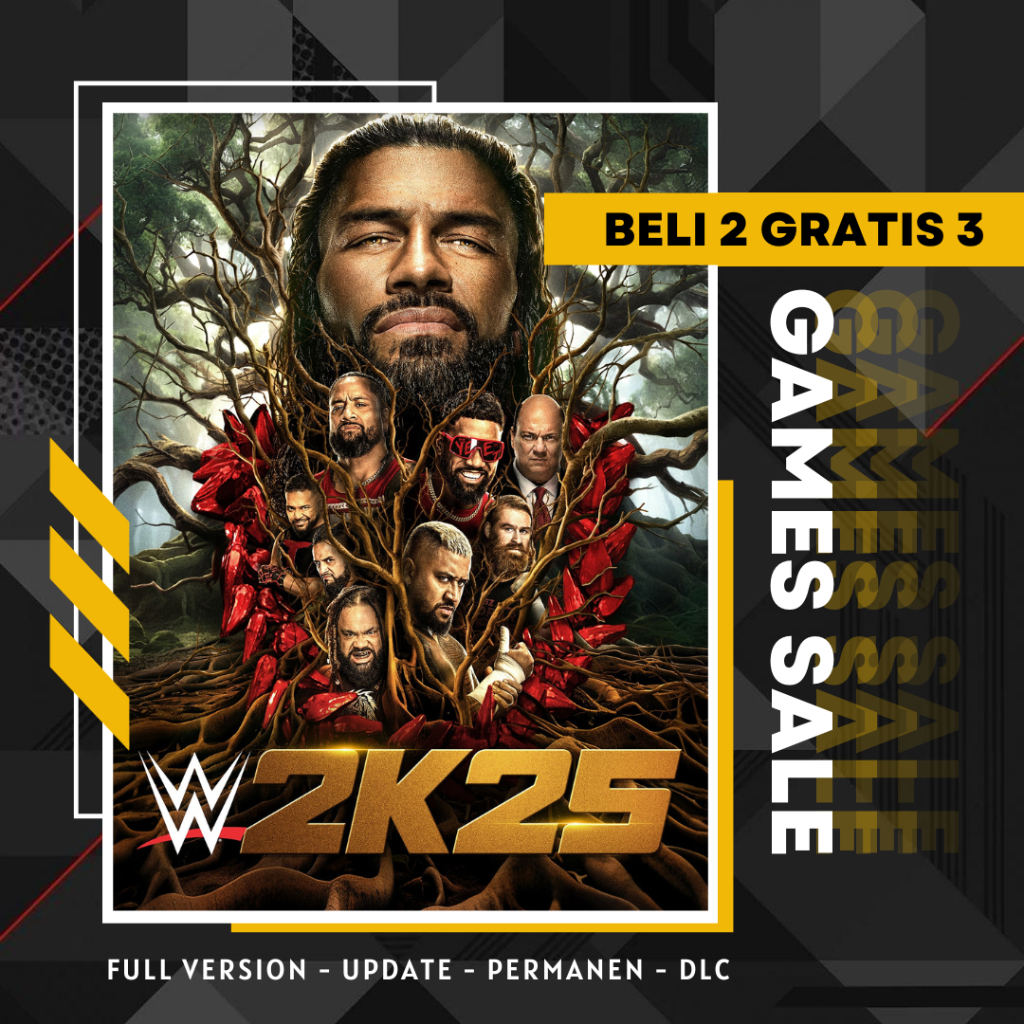 Jual WWE 2K25 THE BLOODLINE EDITION - GAME PC - GAME LAPTOP - PC GAMES ...