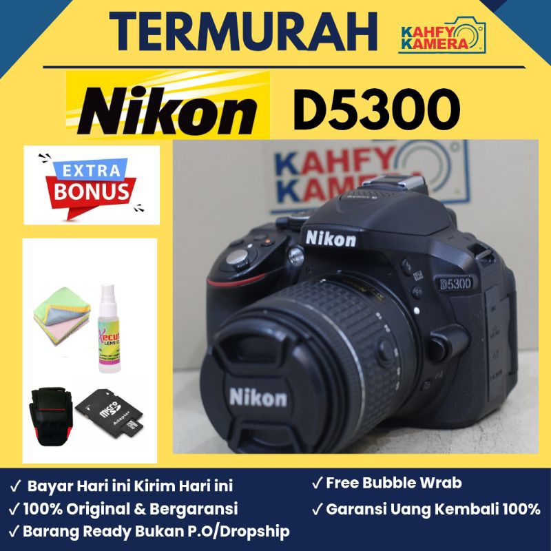 Jual Kamera DSLR NIKON D5300 | Shopee Indonesia
