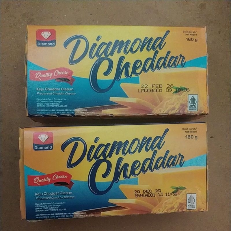 Jual Diamond Keju Cheddar 180gram | Shopee Indonesia