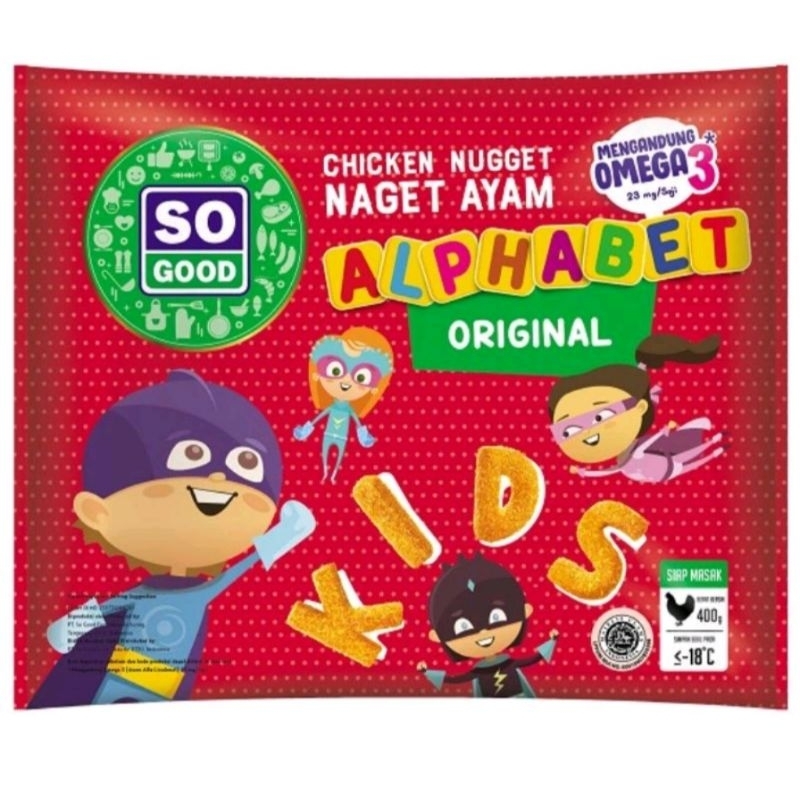Jual So Good Nugget Alphabet 400 gr | Shopee Indonesia