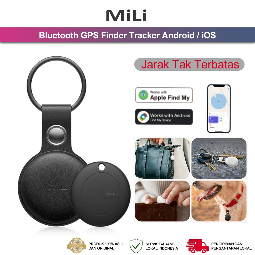 Jual Mili Air Tag Anti hilang Pencari lokasi GPS Bluetooth Locator ...