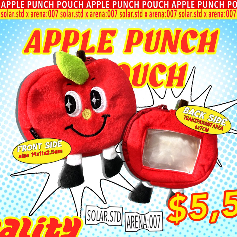 Jual [PRE-ORDER] APPLE PUNCH POUCH suitable for popmart or doll 10cm ...