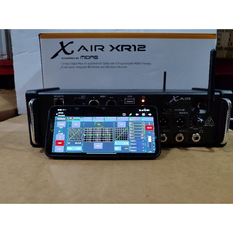 Jual mixer digital behringer xr12 Input Digital Mixer audio with WiFi | Shopee Indonesia