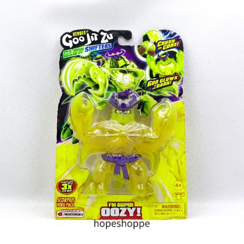 Jual Heroes of Goo Jit Zu Glow Shifters Hero Pack Scorpius Glow In The Dark | Shopee Indonesia