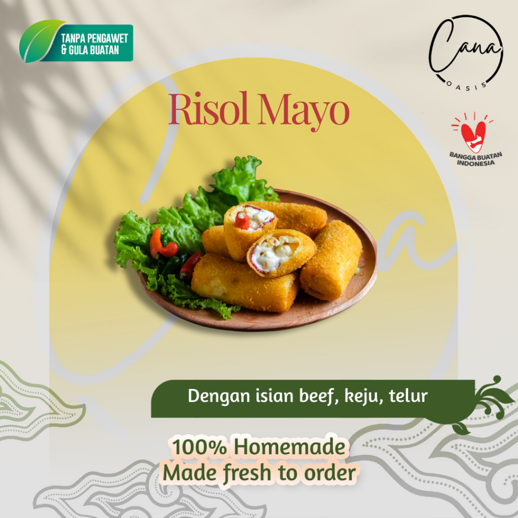 Jual CANA RISOLES MAYONAISE JAJAN PASAR KUEH KUE PASAR SNACK FOOD SNACK ...