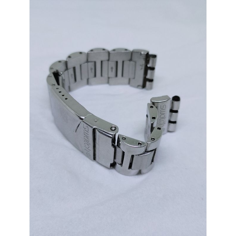 Jual Swatch original vintage watch bracelet stainless rantai jam tangan ...