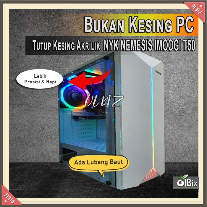 Jual Tutup Kesing Tutup Casing NYK Nemesis Imoogi T50 Akrilik Acrylic ...