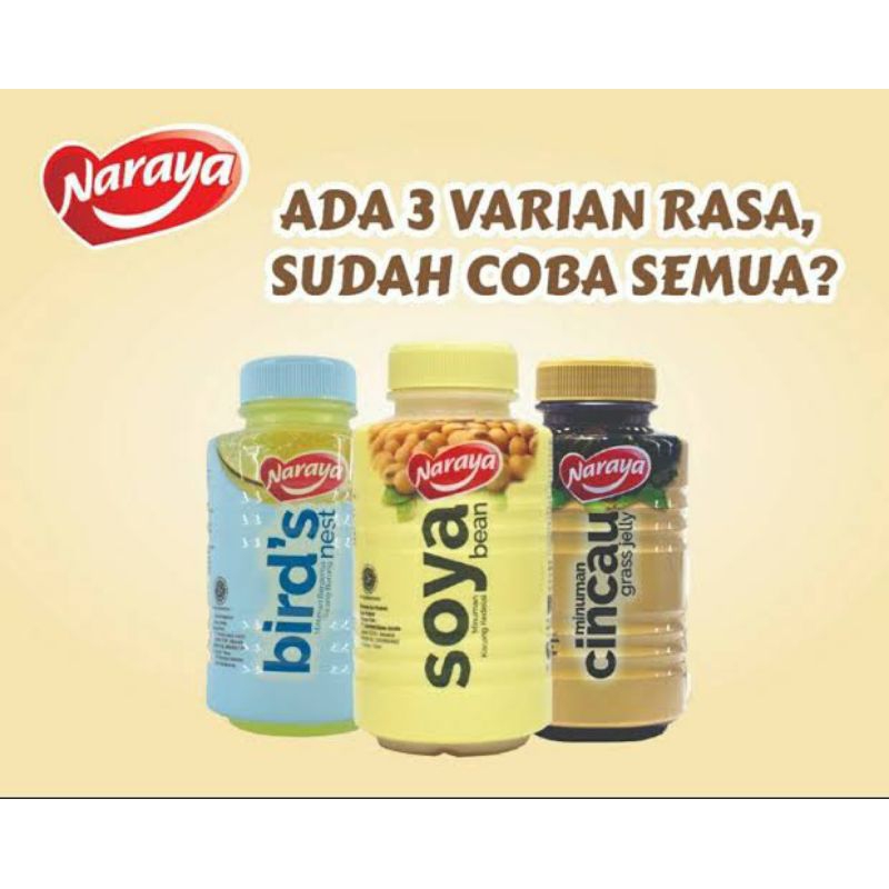 Jual Soya naraya minuman botol 280ml 1 krat 24 botol | Shopee Indonesia