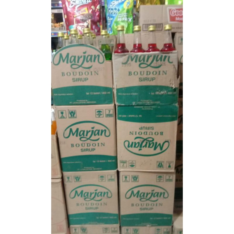 Jual Marjan cocopandan/ melon 460ml 1 dus isi 12 botol | Shopee Indonesia