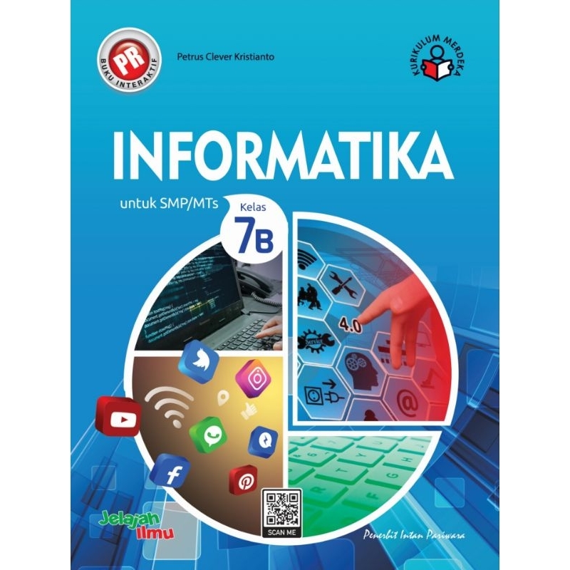 Jual Buku lks Pr interaktif Informatika SMP kelas VII, 7 semester 2 tahun 2025 kurikulum merdeka ...