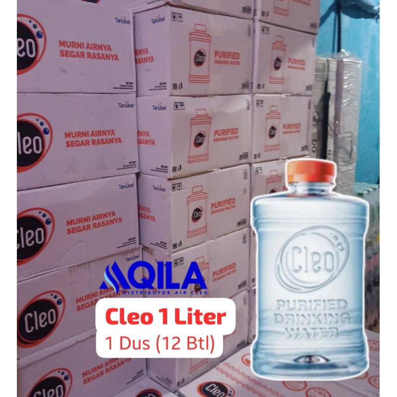 Jual Murah air cleo 1 liter_1 dus isi 12 botol | Shopee Indonesia