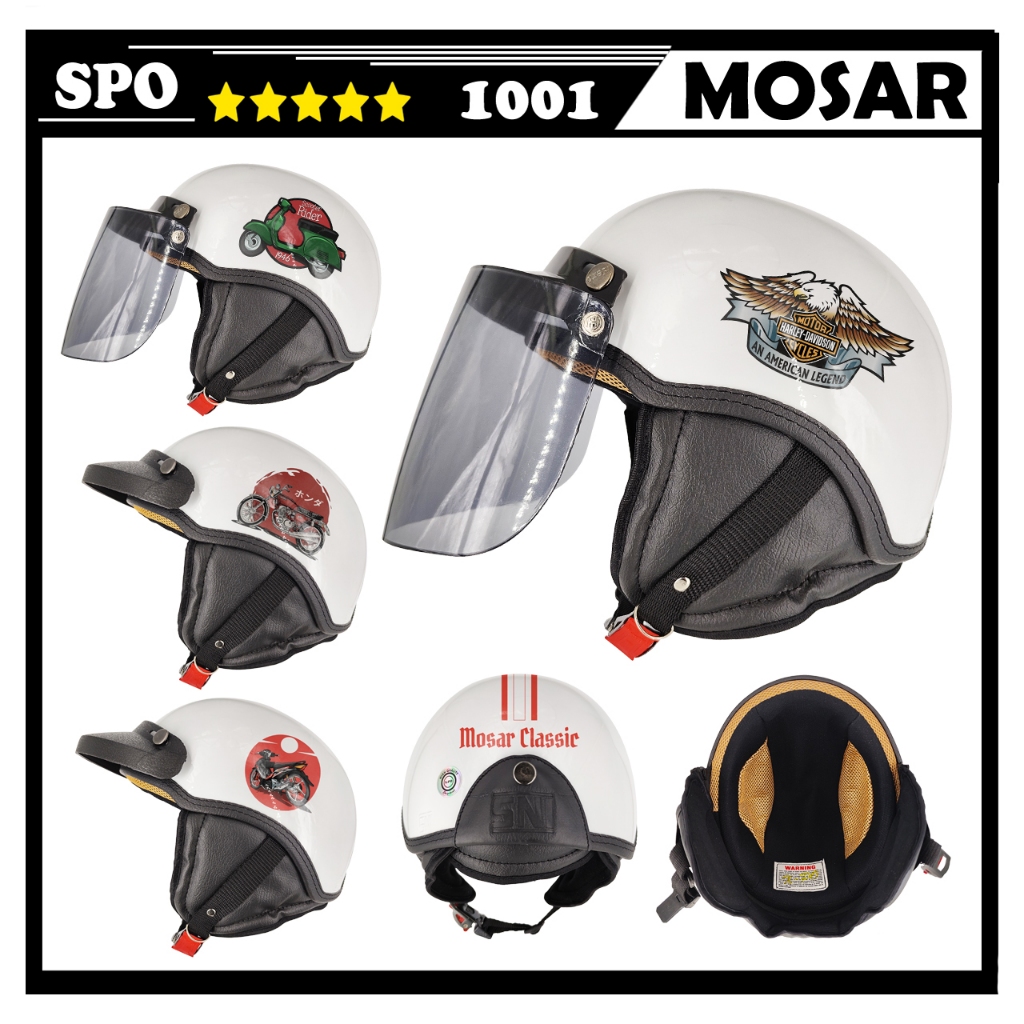 Jual MO2 MOSAR Helm Motor Rider Dewasa Helm terbaru Helm Motor | Shopee ...