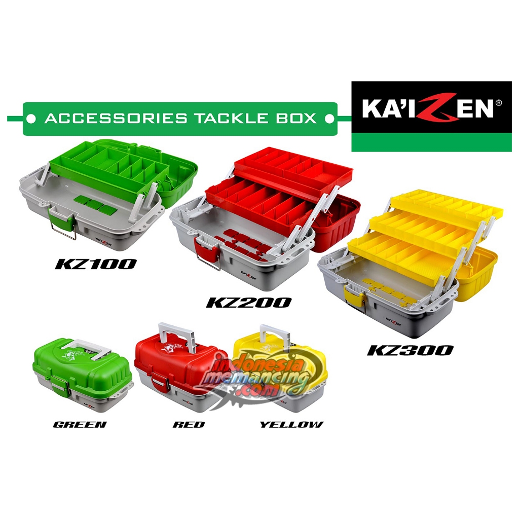 Jual Kotak Alat Pancing KAIZEN TACKLE BOX 6100 ~ IM Store | Shopee ...