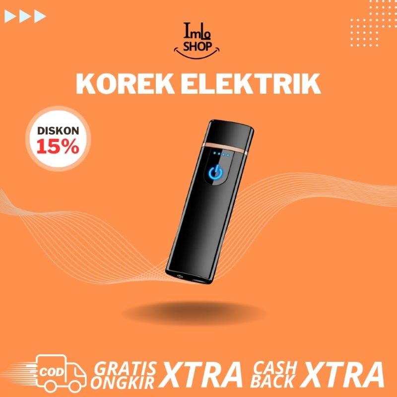 Jual Korek Api unik elektrik kecil fingerprint touch sensor led screen ...