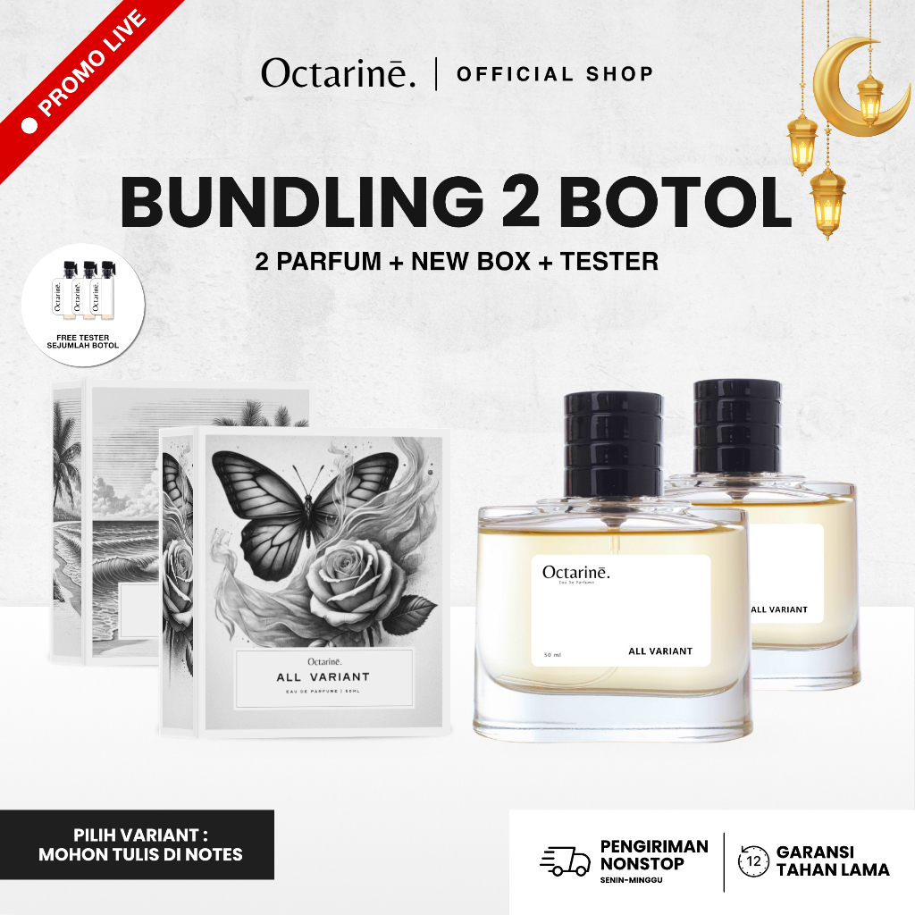 Jual [ PROMO LIVE ] Octarine - Bundling 2 Botol Parfum 50ml Bebas Pilih ...